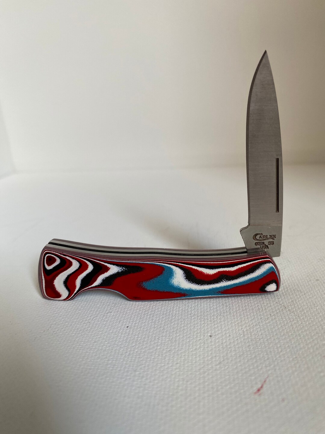 Pocketknife Corvette Fordite Case XX Rare Pocket Knife Gift Authentic ...