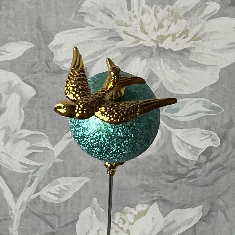 Victorian Bird Stick Pin - Etsy