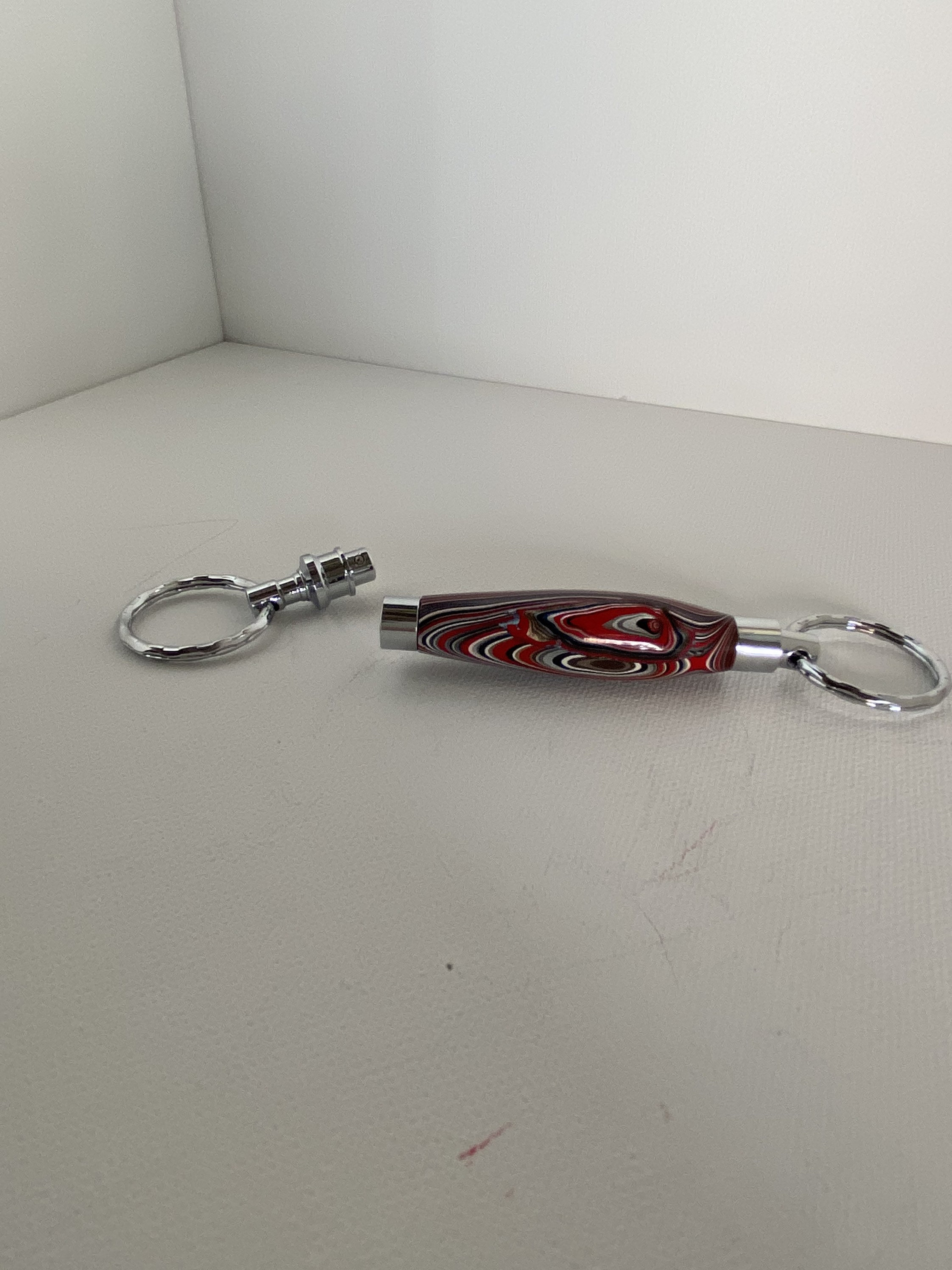 Corvette Fordite Keychain Valet Key Chain Fob 2 authentic - Etsy UK
