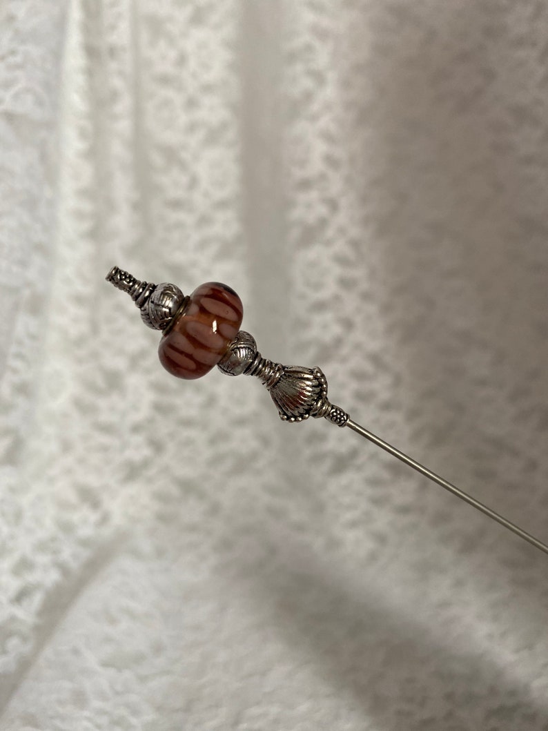 Victorian Hat Pin Amethyst Glass 6 Sturdy Steel Stick - Etsy