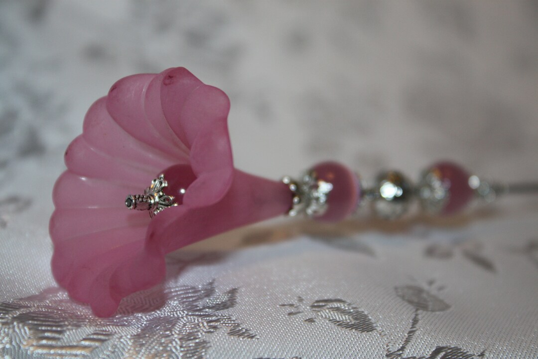 Hat Pin Large Pink Calla Lily Hatpin Choose Length 14 13 12 11 10 9 8 7