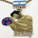 Solid 18K Gold Diamonds Lionel Messi Pendant Argentina Barcelona FC ...