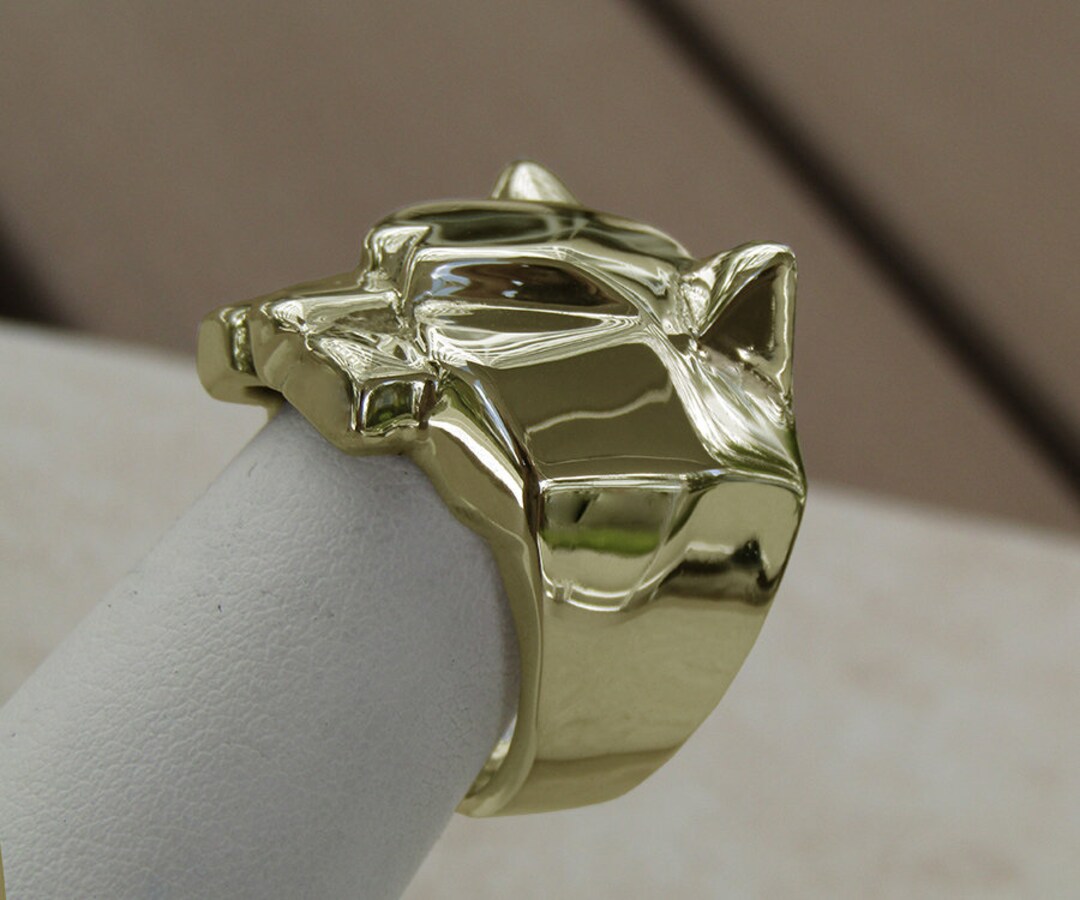 Stunning Panther Tiger Cheetah Ring Made of Solid 14K Gold - Etsy