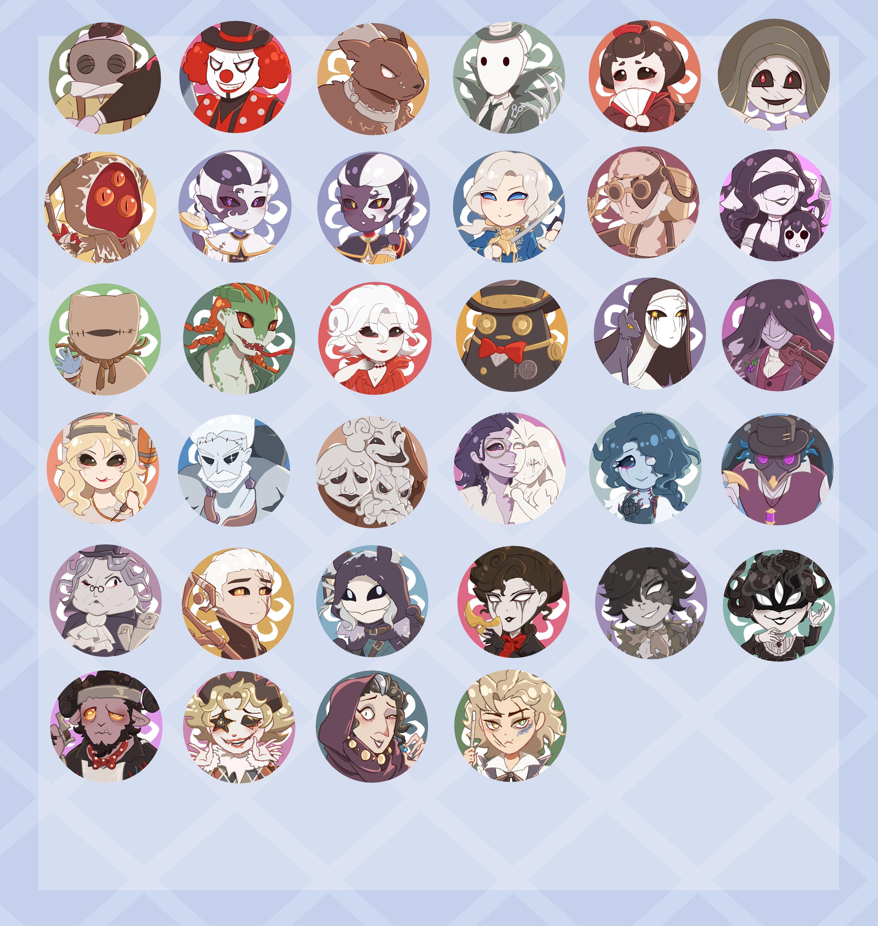 Hunter Identity V Buttons - Etsy