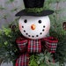 Med Snowman Table Top, Whimsical Snowman, Winter Decor, Christmas ...