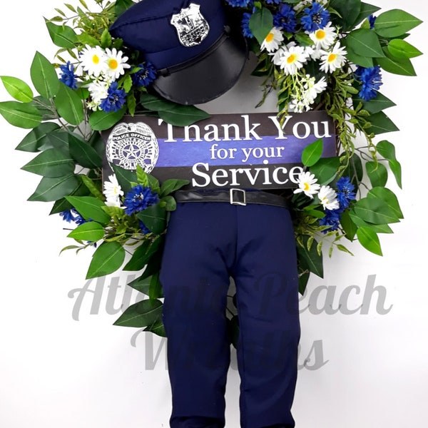 Police Memorial Wreath - Etsy