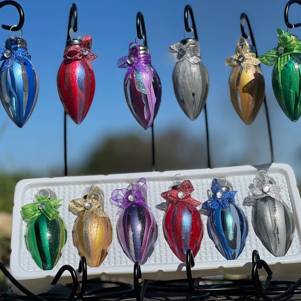 Lightbulb Ornament - Etsy