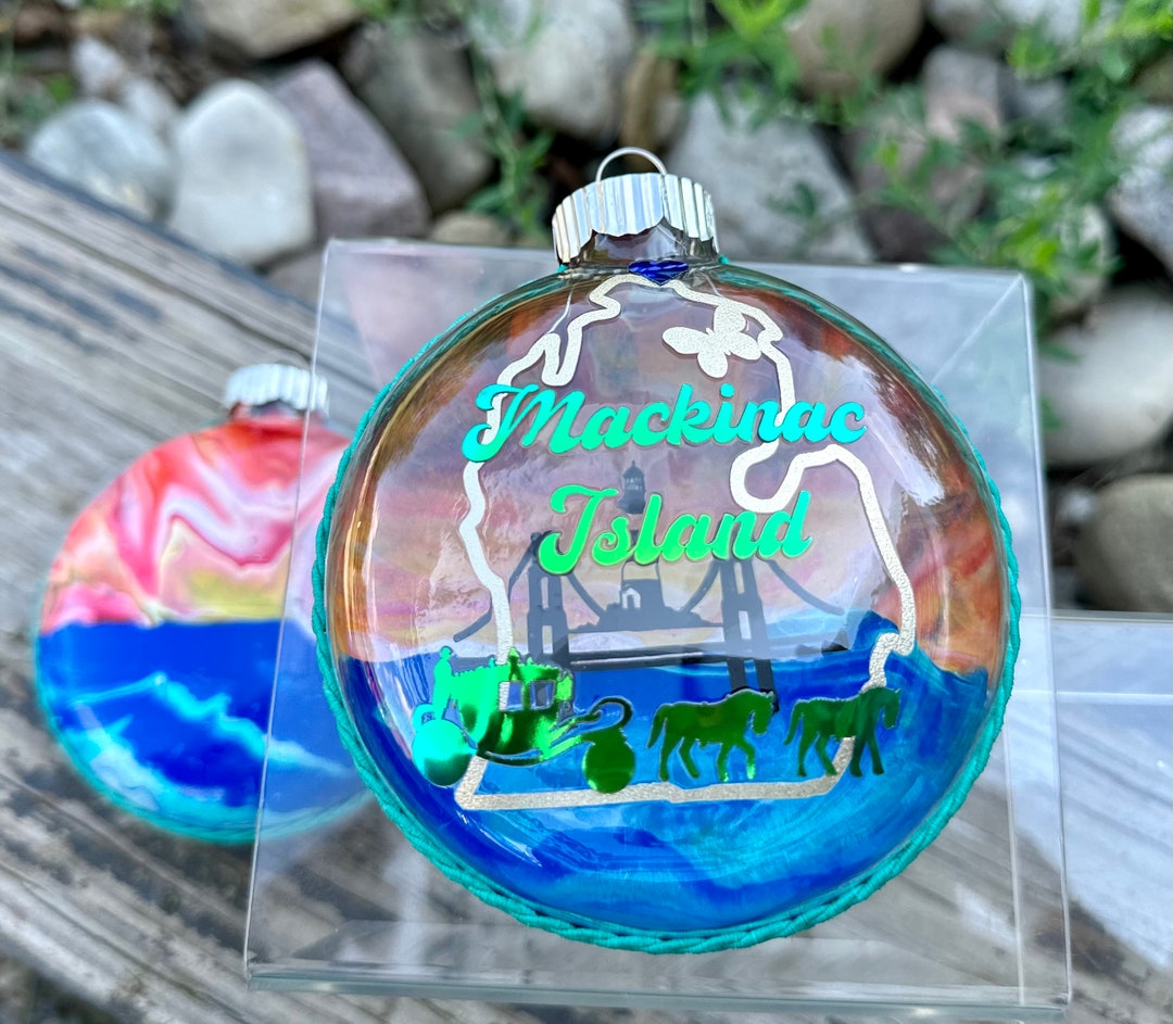 Beautiful Hand Painted Mackinac Island Ornament - Etsy