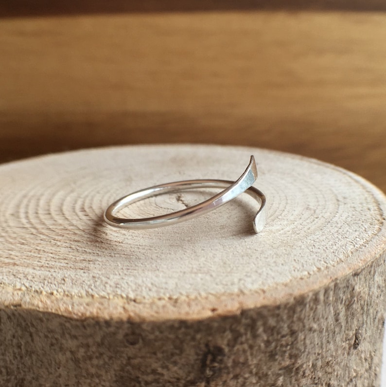 Adjustable Sterling silver ring temporary engagement ring | Etsy