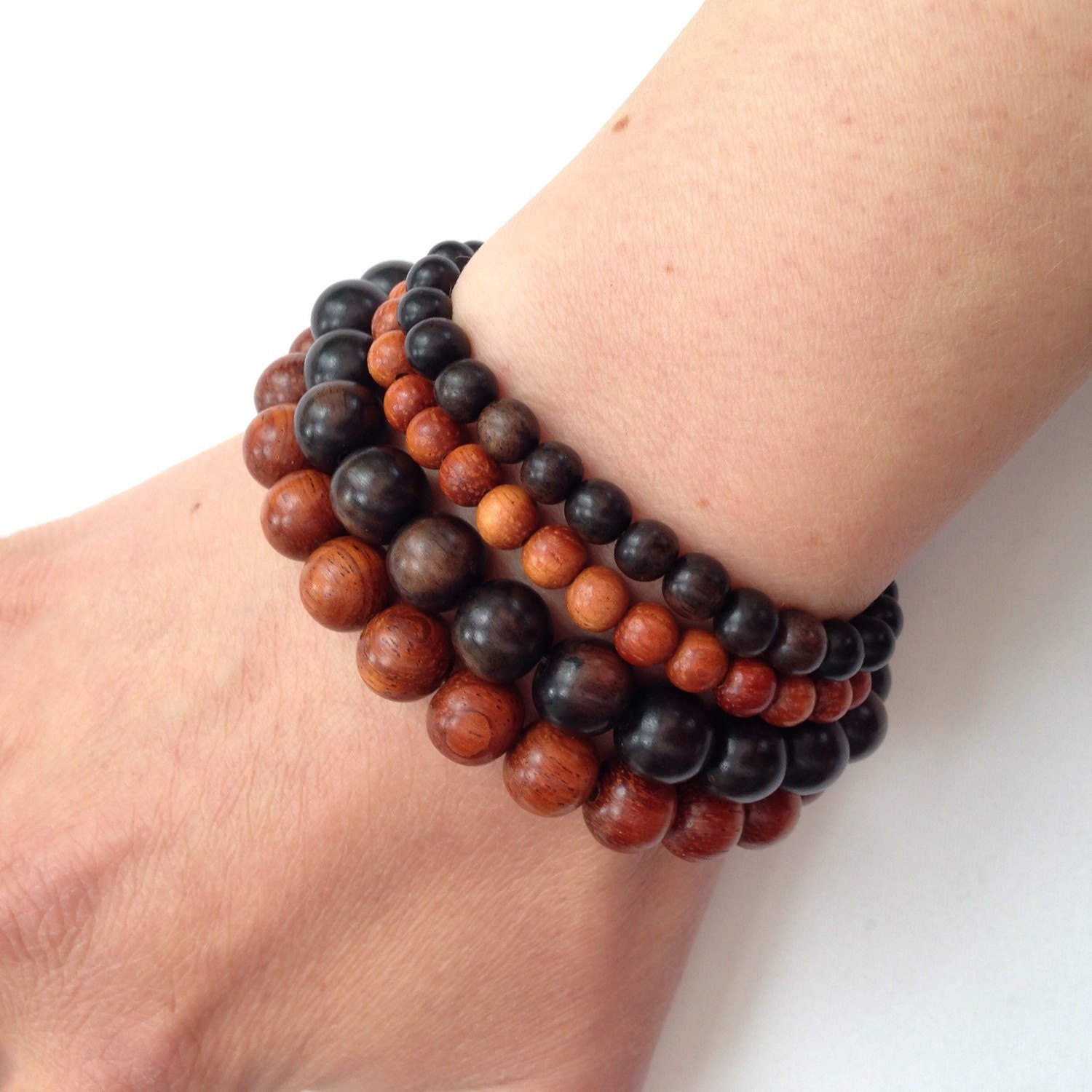 Wooden bracelets wood stacking bracelets mens bracelets - Etsy 日本