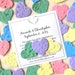 Instant Download - PDF Card Template for Seed Paper Hearts - Editable ...