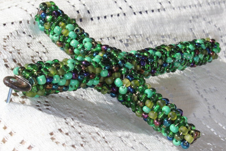 6 Inch Beaded Cross Wire Wrapped - Etsy