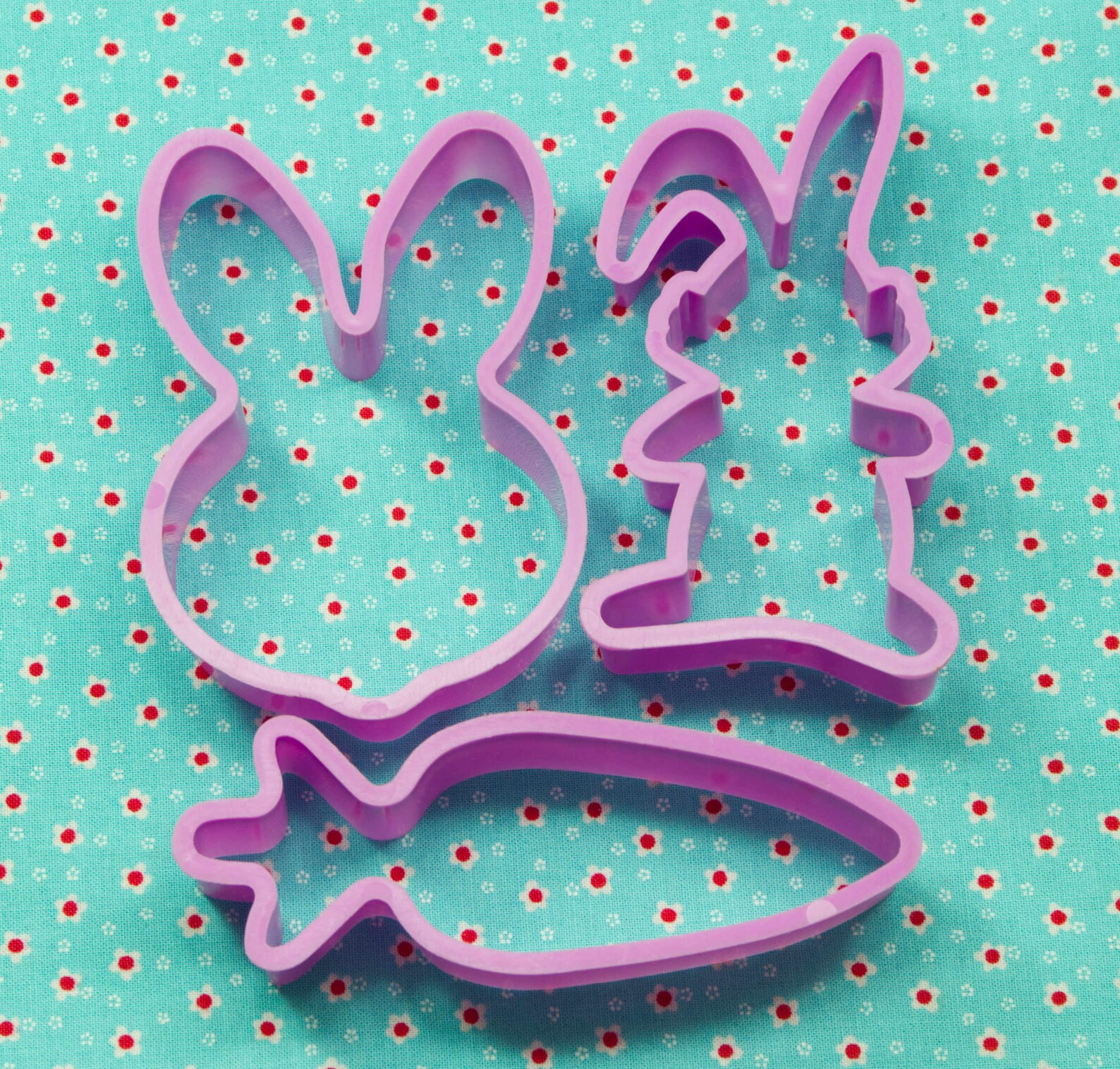 1990's 3 Pc. Easter Bunny Plastic Shaper Cookie Cutter Set - Etsy