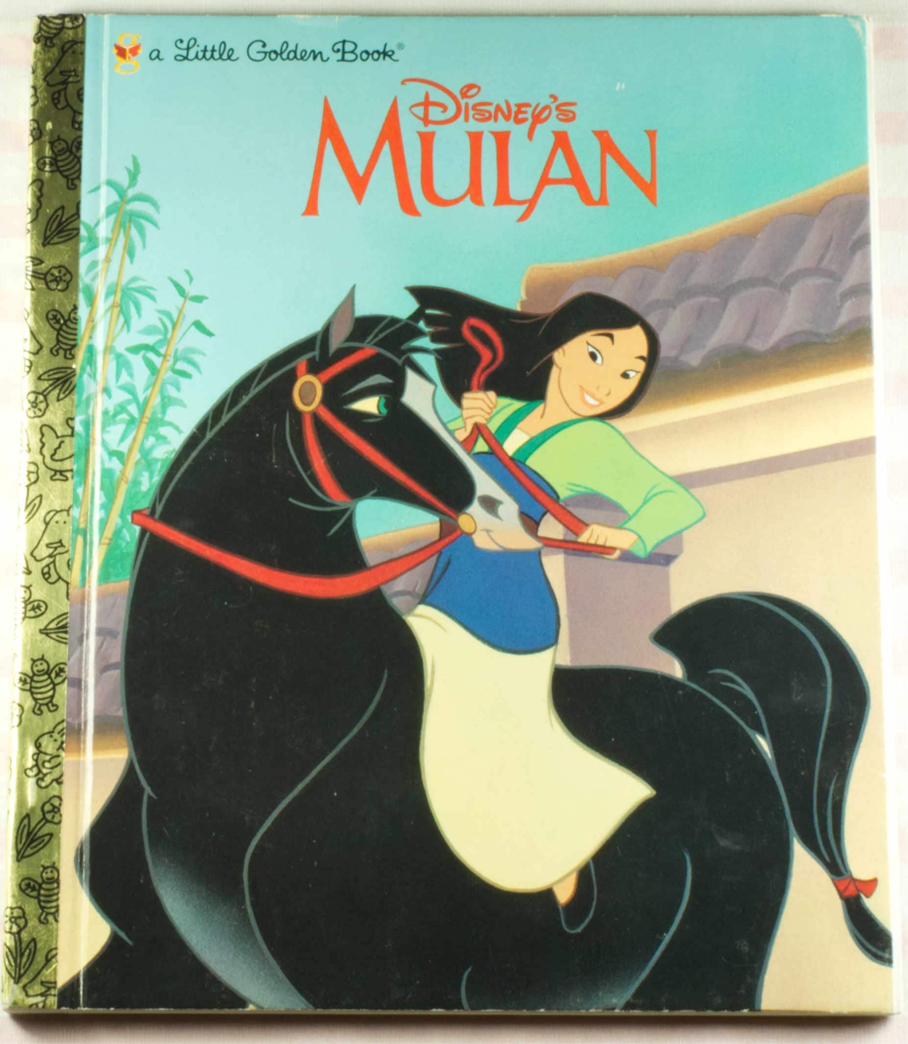 1998 1st Edition Disney's Mulan Little Golden Book, Adapted From Disney ...