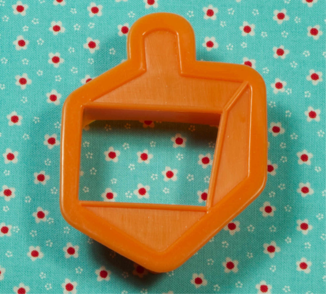 1990's Tesco Orange Plastic Dreidel Cookie Cutter, Hanukkah Treats - Etsy