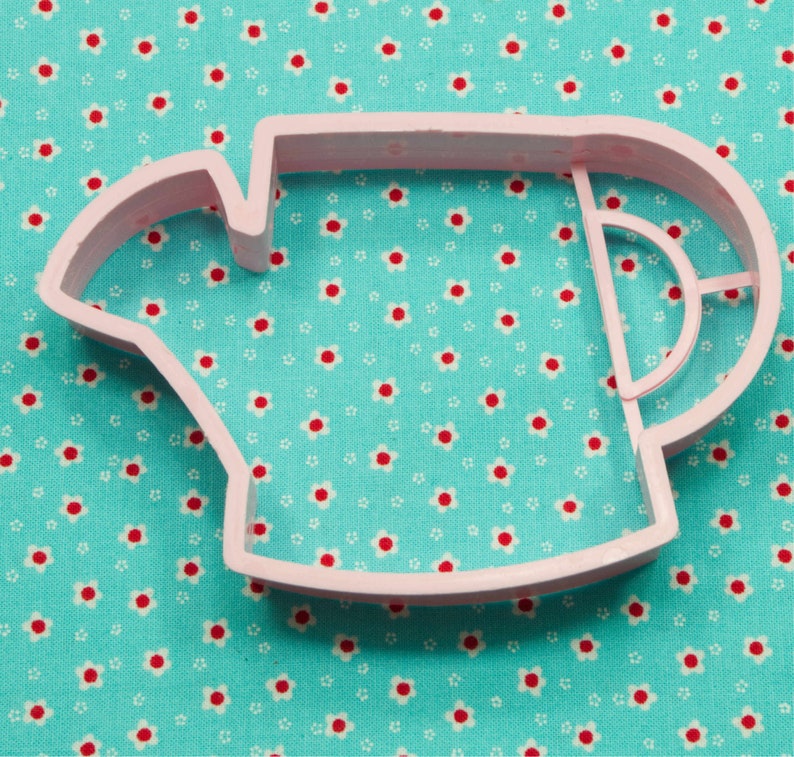 1980's Hallmark Pink Plastic Shaper Watering Can Cookie Cutter, Tea ...