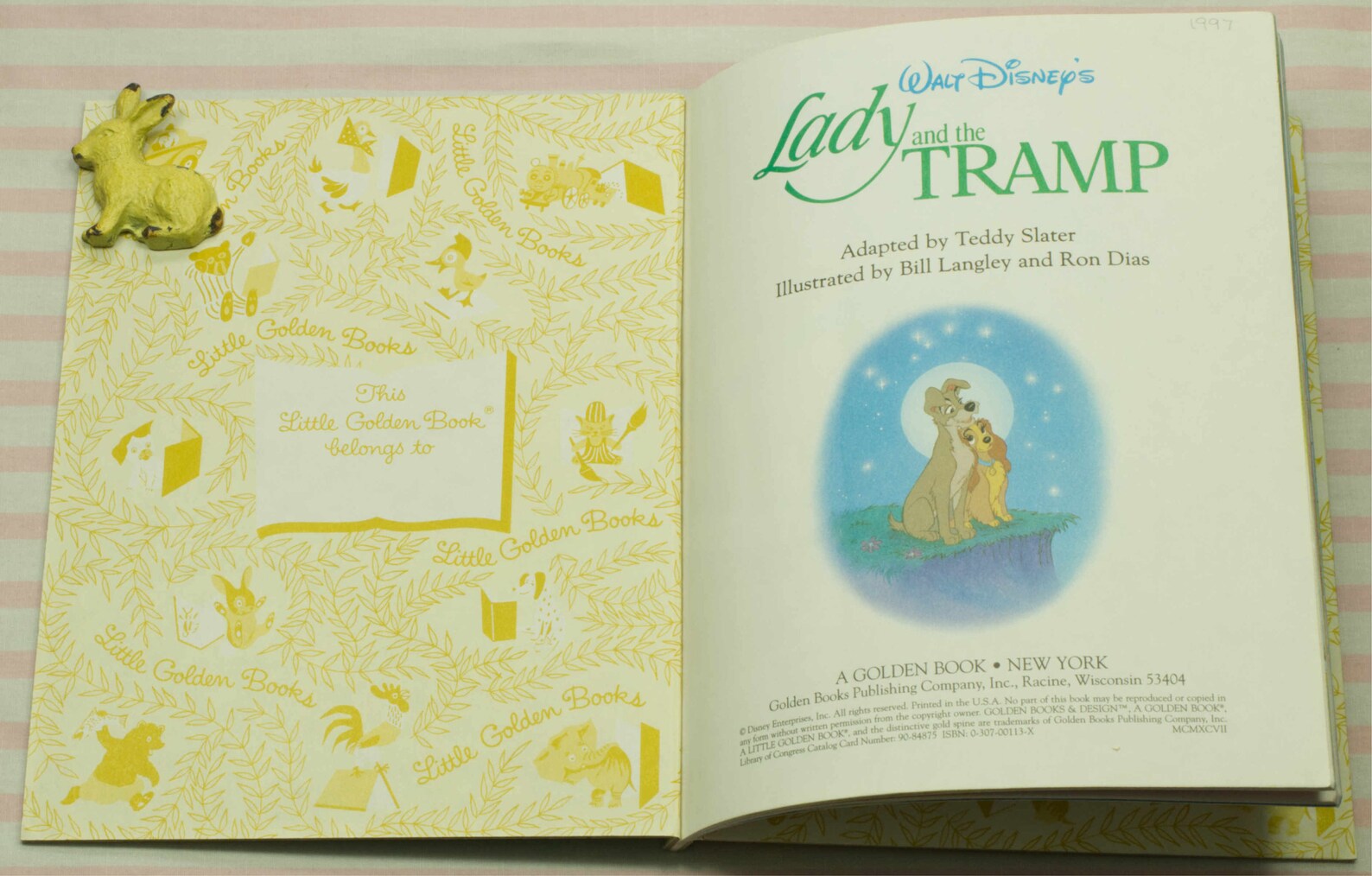 1997 Walt Disney's Lady and the Tramp Little Golden Book - Etsy