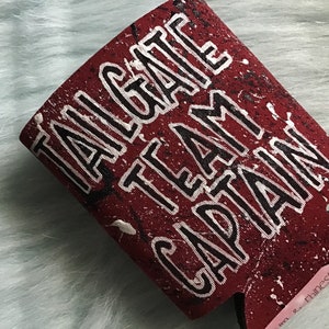 Tailgate Team Captain Cheetah Football Beer Hugger - Etsy