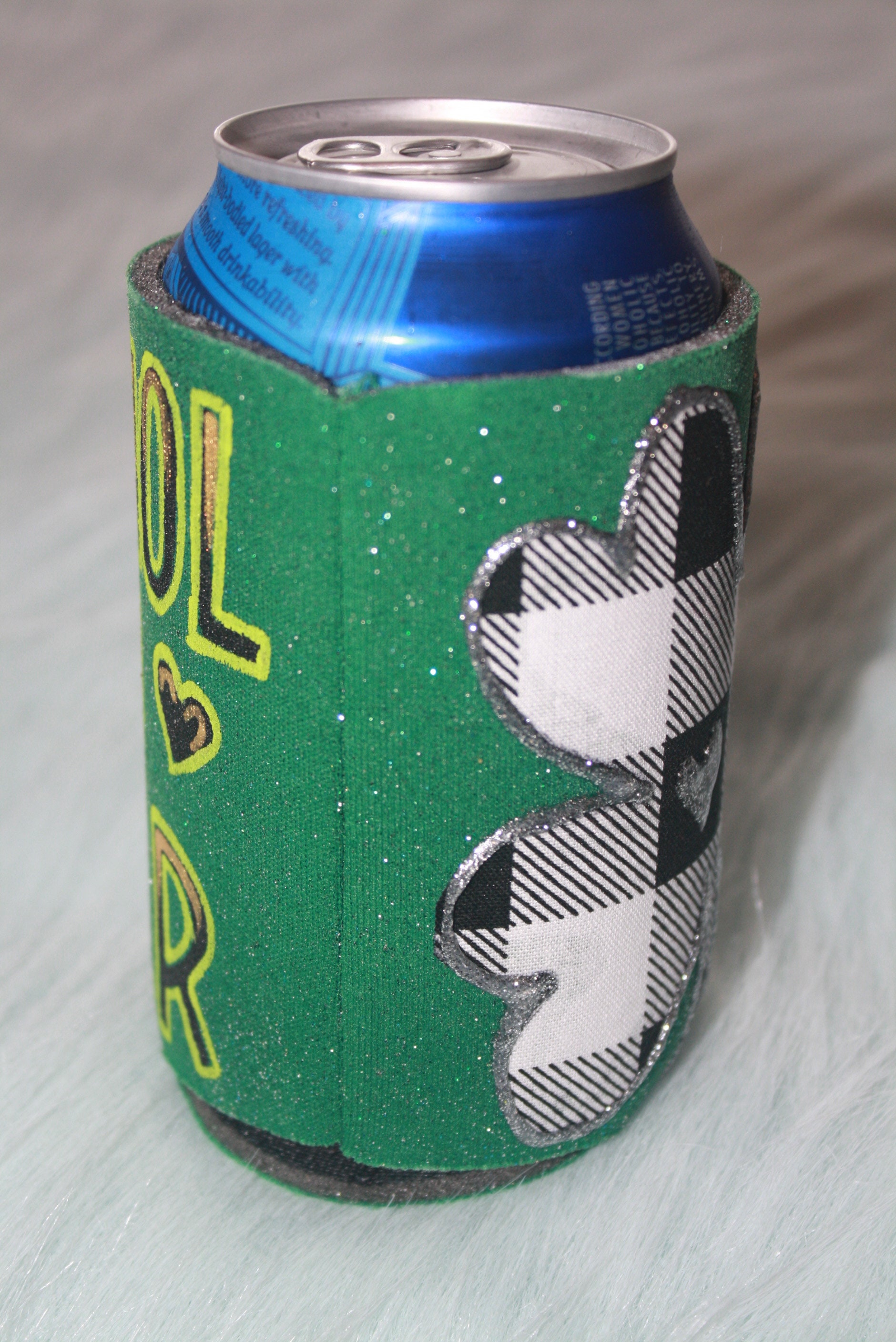 Alcohol You Later Beer Cover With Flannel Shamrock - Etsy