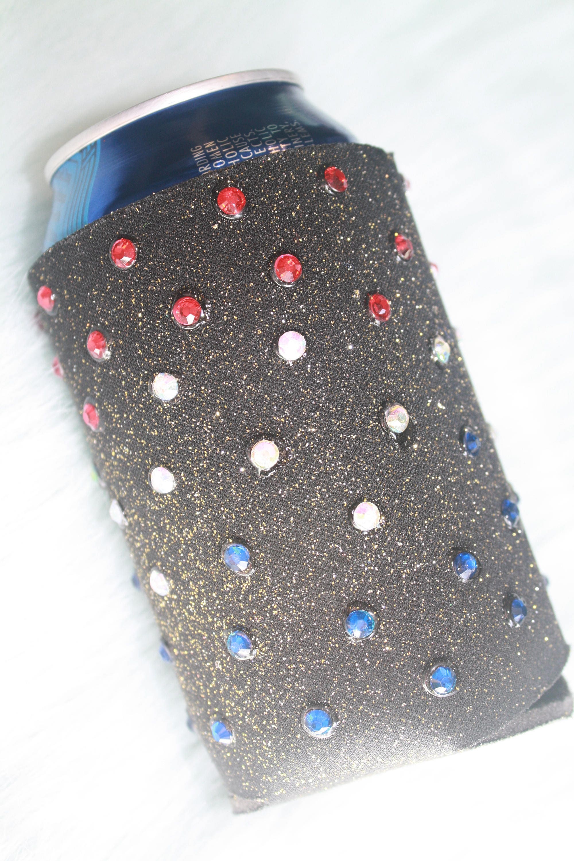 Party in the USA Bling Beer Can Hugger // Can Cooler // Drink Cover - Etsy