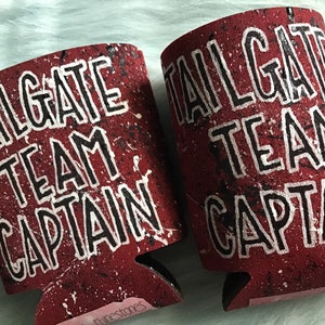 Tailgate Team Captain Cheetah Football Beer Hugger - Etsy