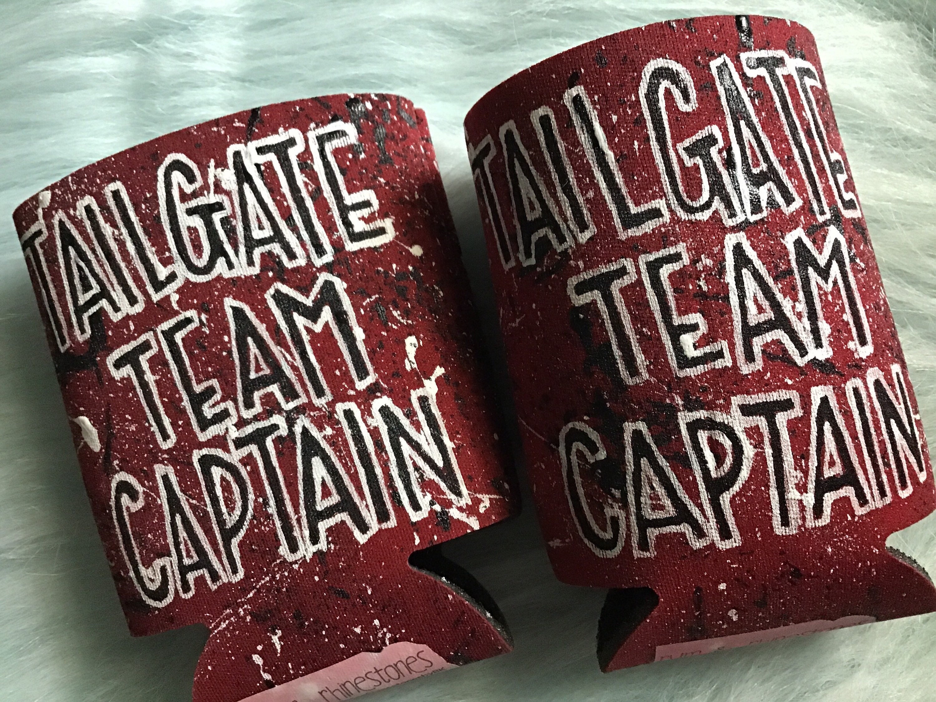 Tailgate Team Captain Cheetah Football Beer Hugger - Etsy