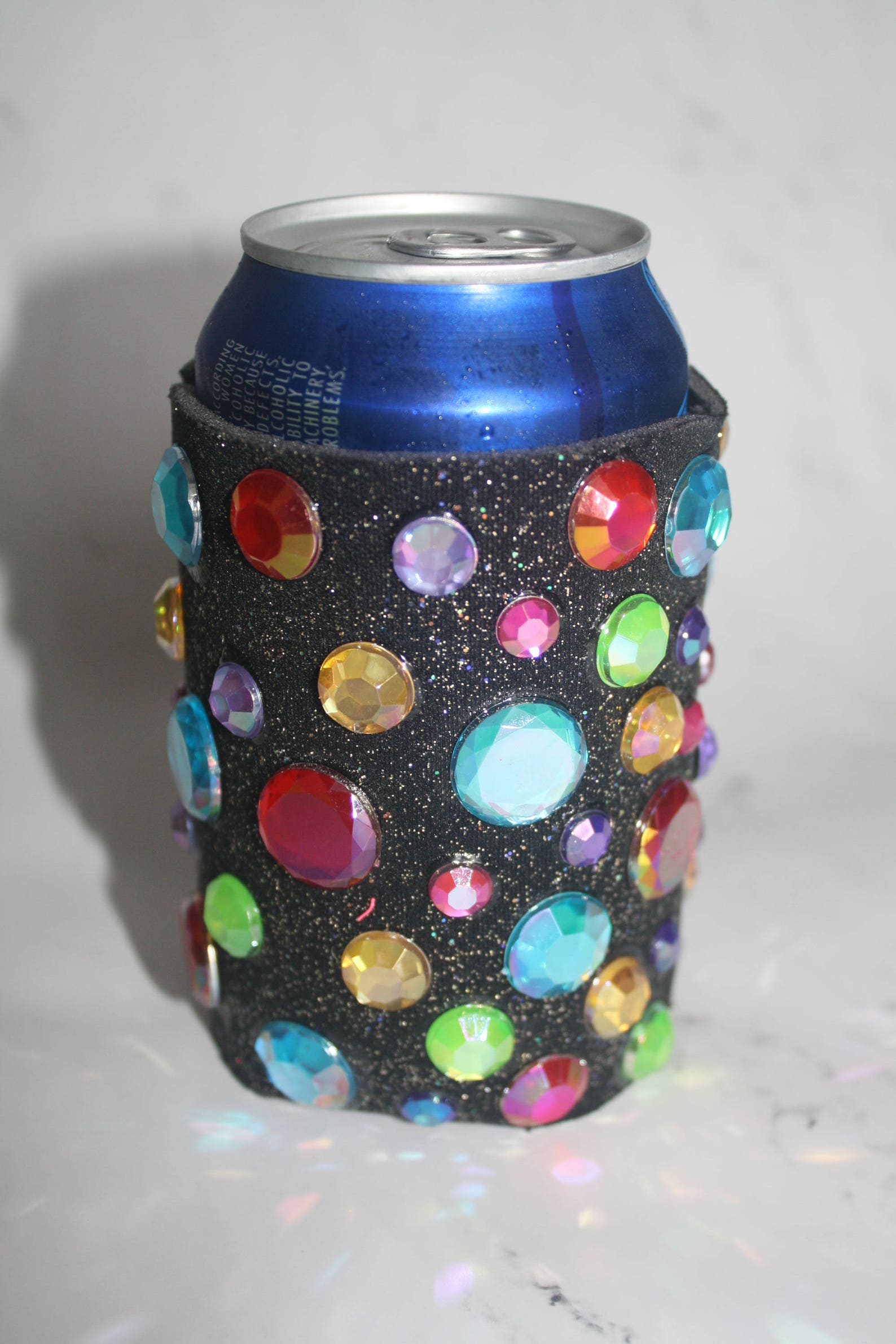 30th Birthday Big Bling Sparkle Beer Can Cozy // Can Cover // - Etsy