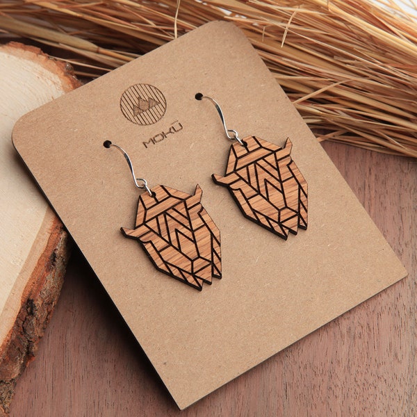 Bison Earrings - Etsy