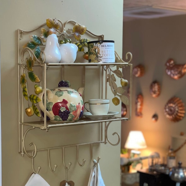 Vintage Metal Shelf - Etsy