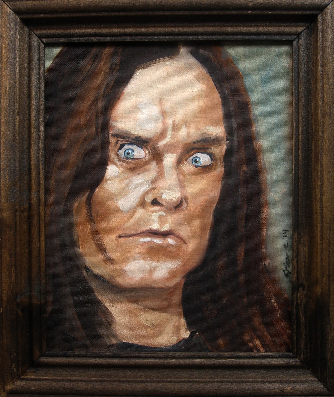 Ozzy Osbourne Original Oil Painting Portrait - Etsy