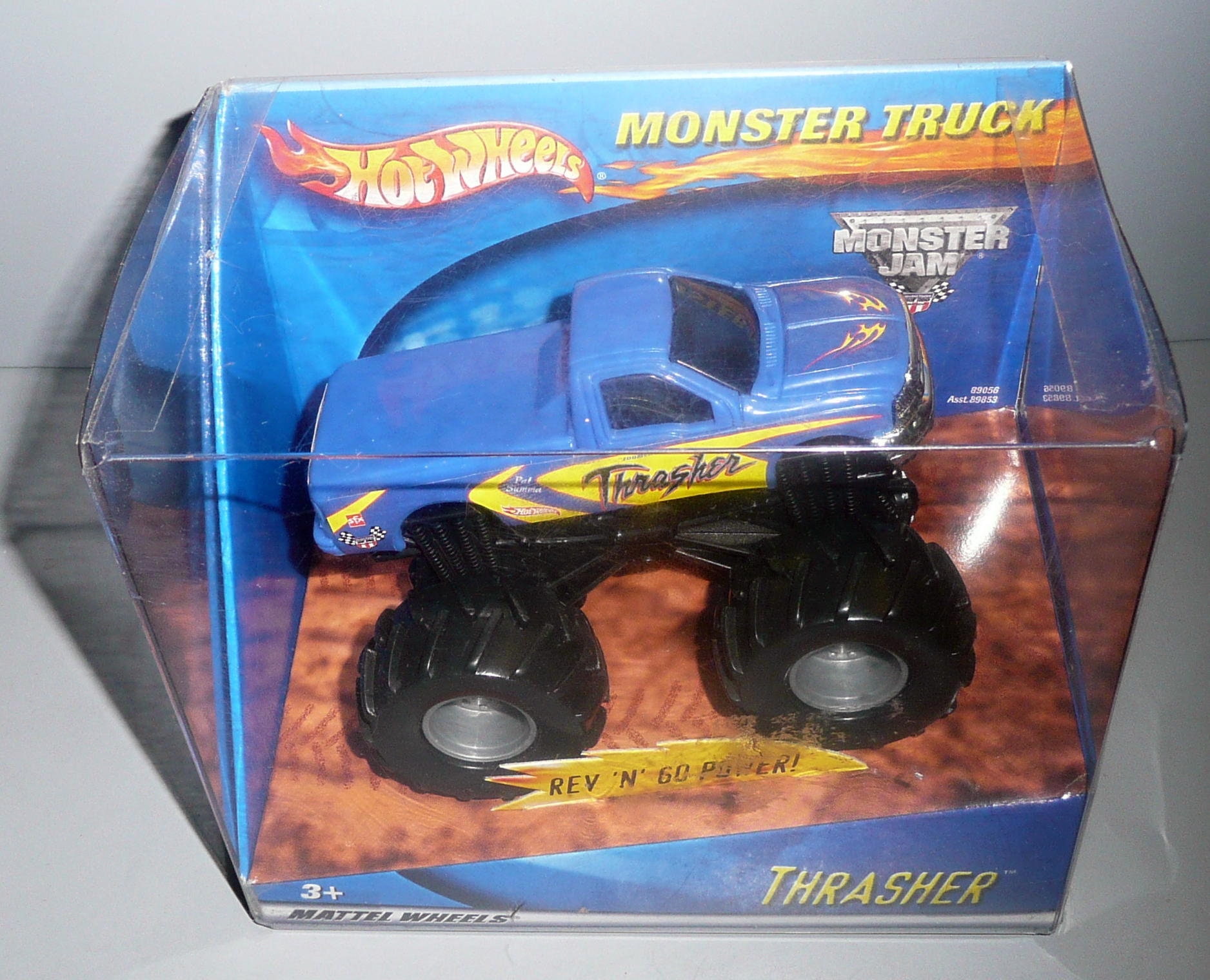 Hot Wheels THRASHER MONSTER JAM Trucks Rev N Go Power 2001 New in ...