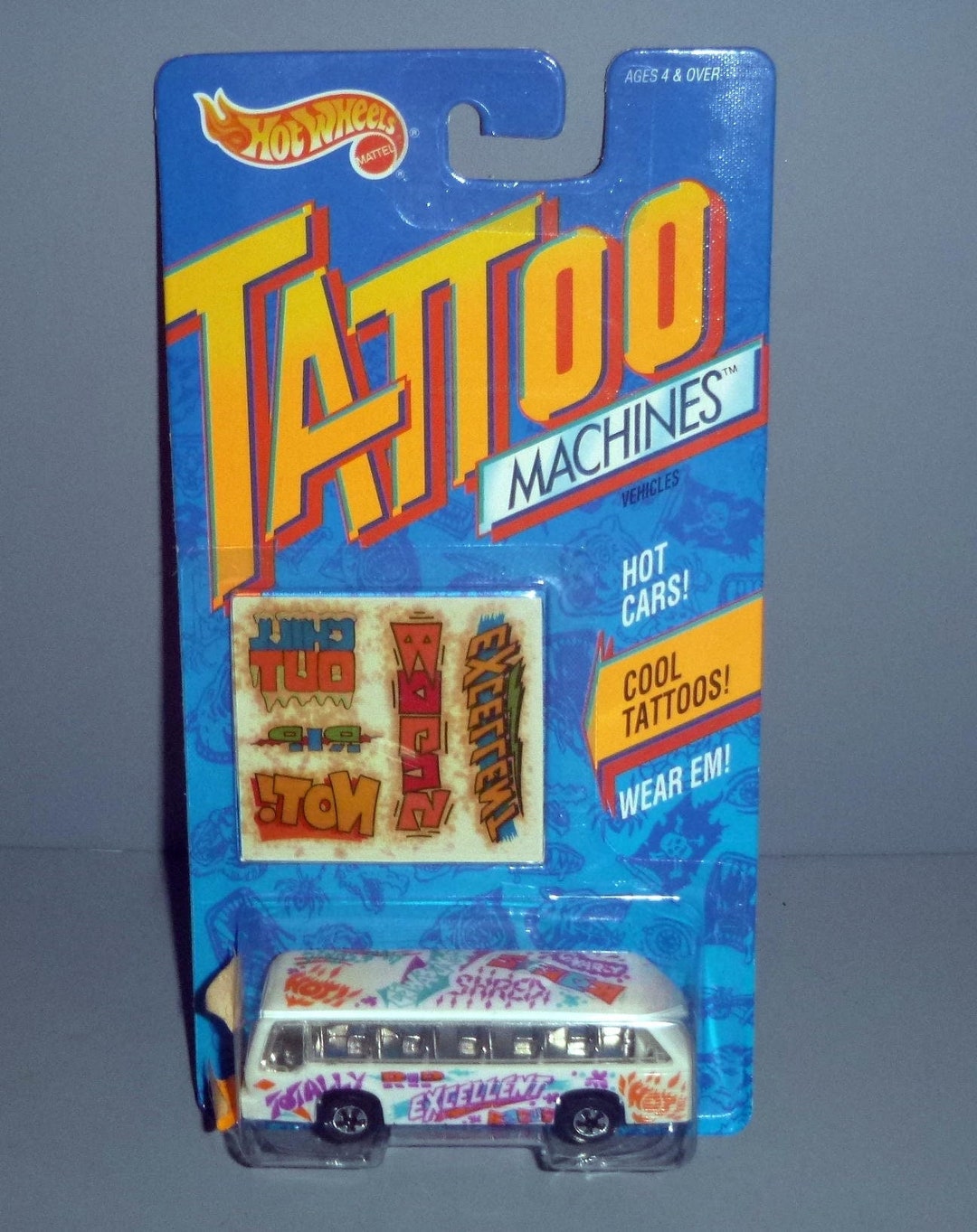 Mattel Hot Wheels Tattoo Machines BUS BOYS White *MOC #3502 1992 - Etsy