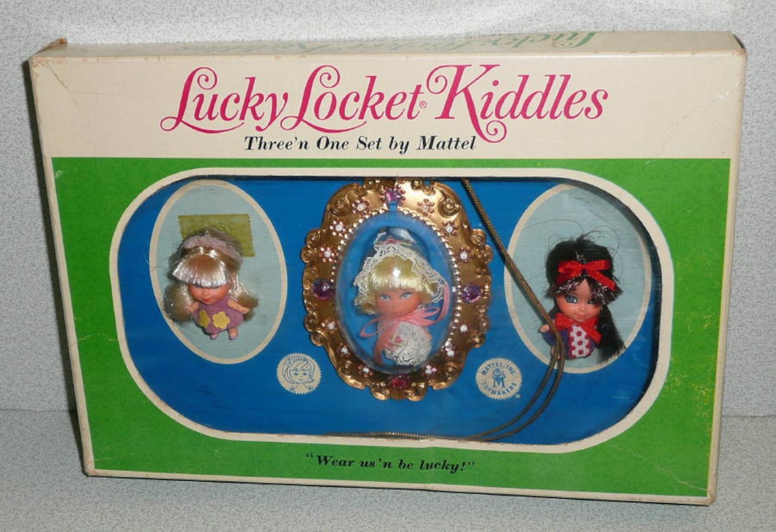Vintage 1966 Mattel Liddle Kiddles LUCKY LOCKET KIDDLES Three 'N One ...