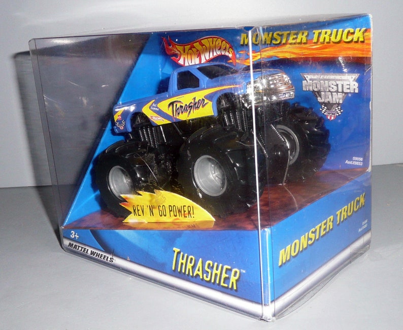Hot Wheels THRASHER MONSTER JAM Trucks Rev N Go Power 2001 New in ...