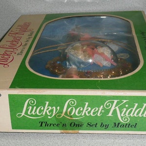 Vintage 1966 Mattel Liddle Kiddles LUCKY LOCKET KIDDLES Three 'N One ...