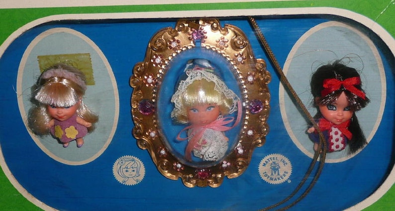 Vintage 1966 Mattel Liddle Kiddles LUCKY LOCKET KIDDLES Three 'N One ...