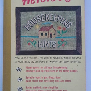 Vintage 1965 Heloise's Housekeeping Hints - Etsy