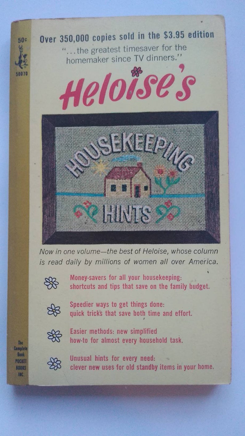 Vintage 1965 Heloise's Housekeeping Hints - Etsy
