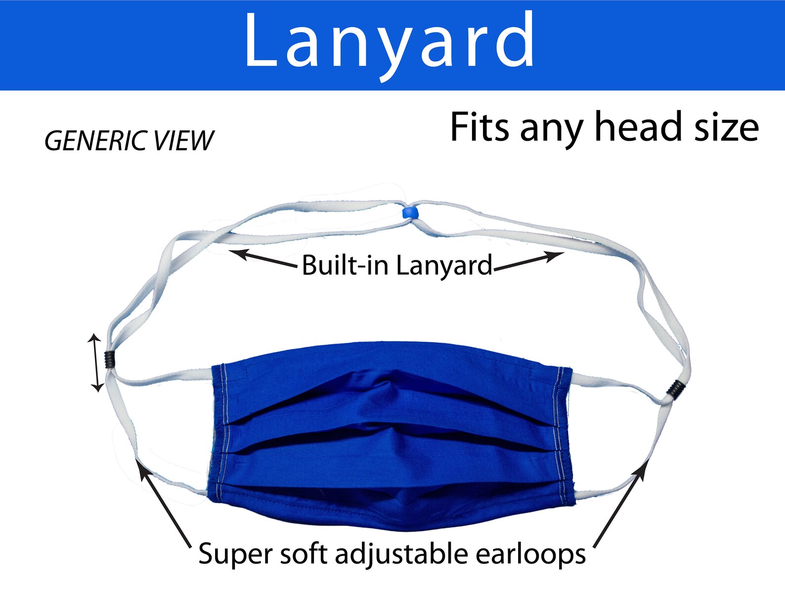 One Size Fits All Face Mask For Men and Women Elastic Around | Etsy