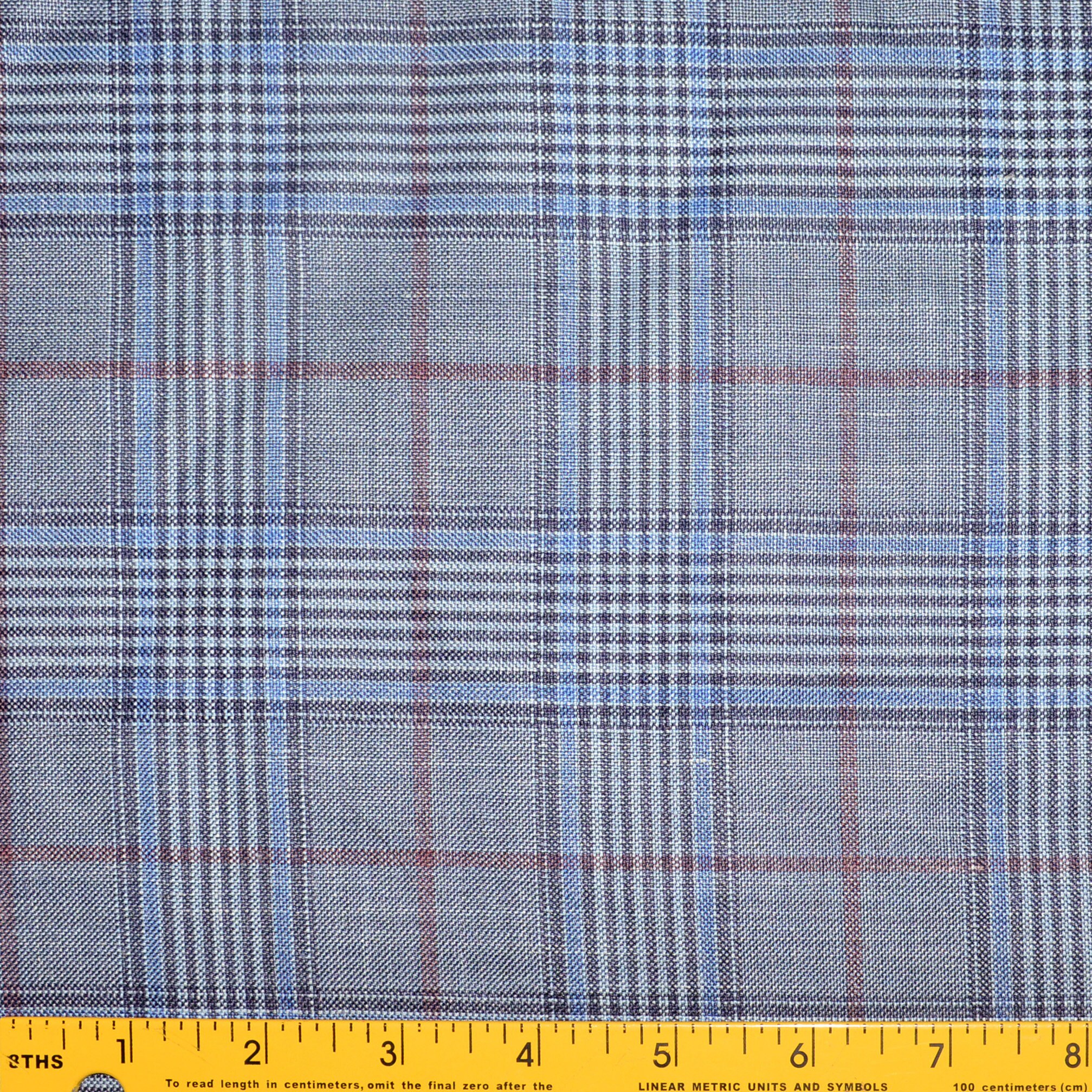 Dandy Blue Plaid Face Mask Italian Linen Menswear Hickey - Etsy