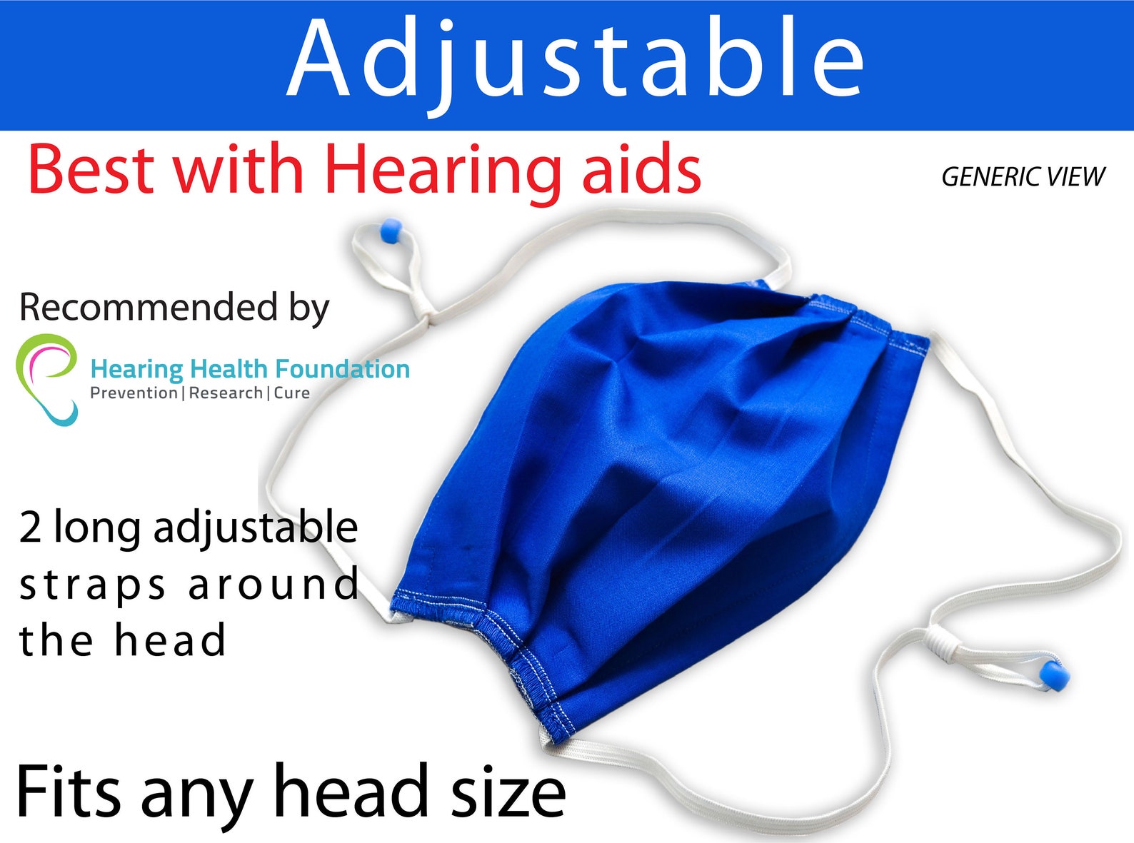 Best Mask for Hearing Aids Over the Head One Size Fits All - Etsy