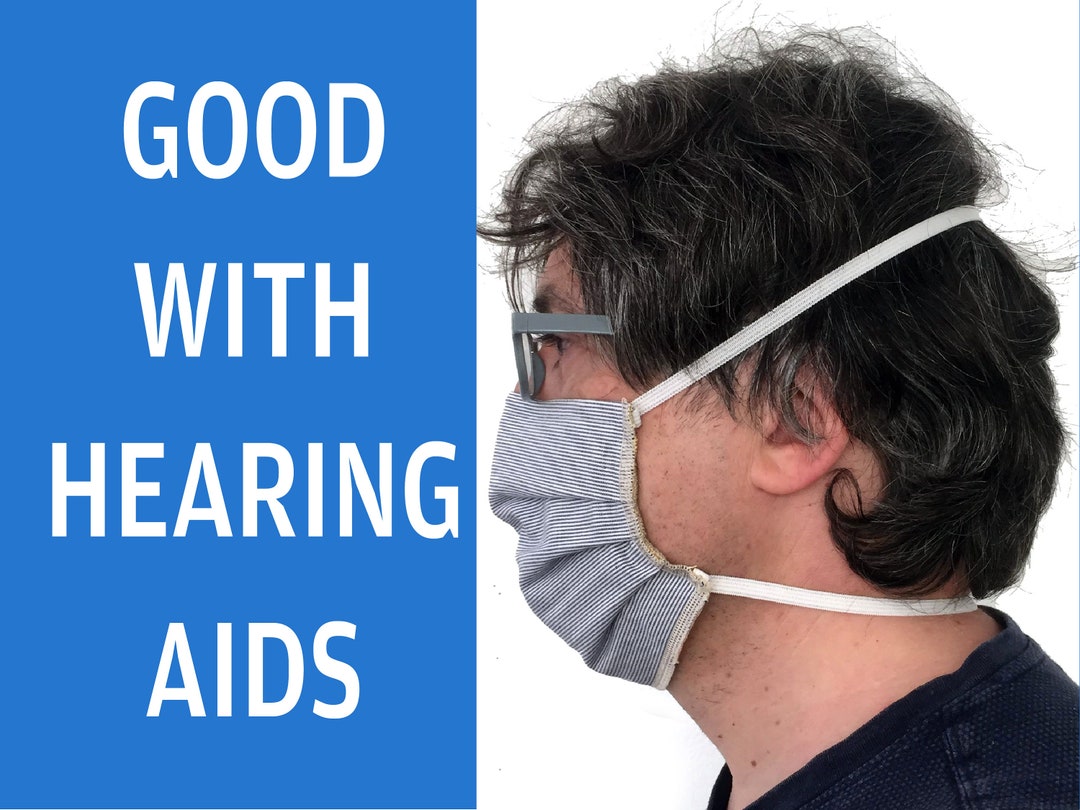 Hearing Aids Mask, Autism Face Mask, Made in USA, Washable - 09 - Etsy