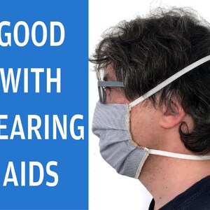 Hearing Aids Mask, Autism Face Mask, Made in USA, Washable - 09 - Etsy