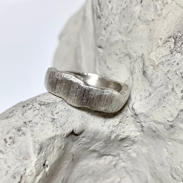 Unique Silver Ring - Etsy