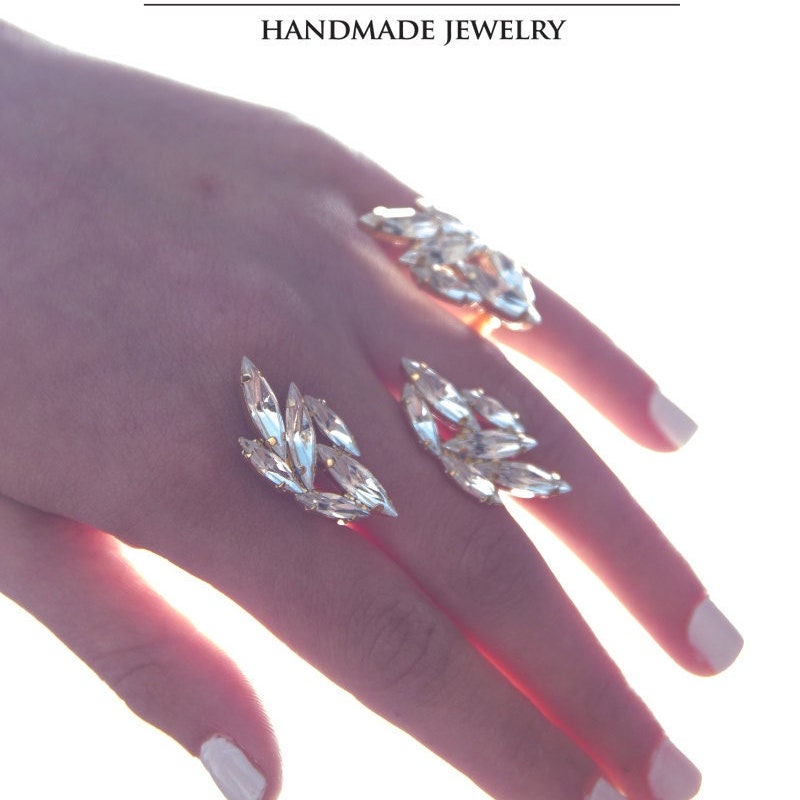 Swarovski Ring - Etsy