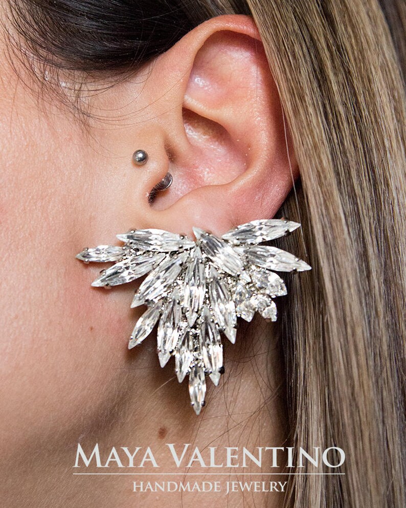 Large Ear Cuff Earrings Ear Cuff Earrings Ear Warp Ear - Etsy