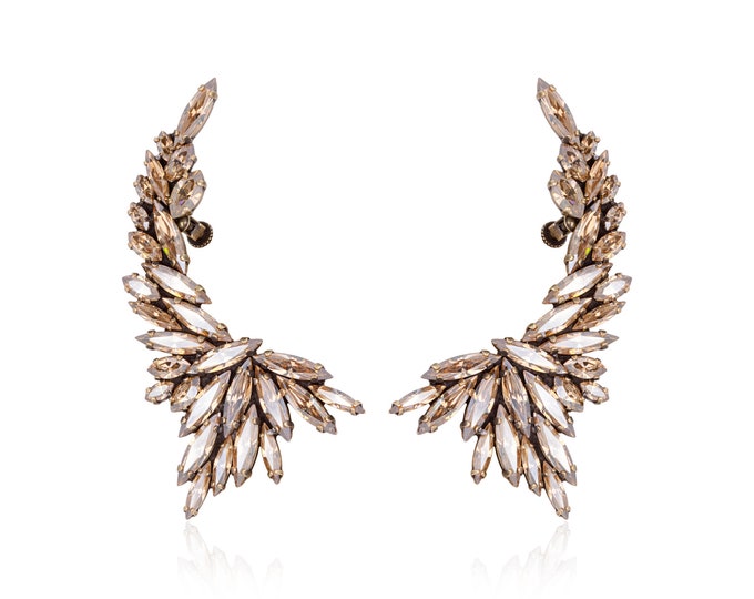 Large Ear Cuff Earrings Ear Cuff Earrings Ear Warp Ear - Etsy