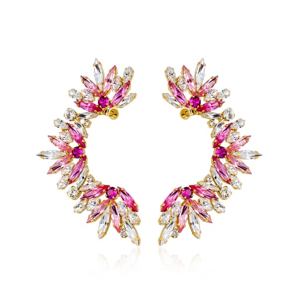 Crystal Ear Cuff - Etsy