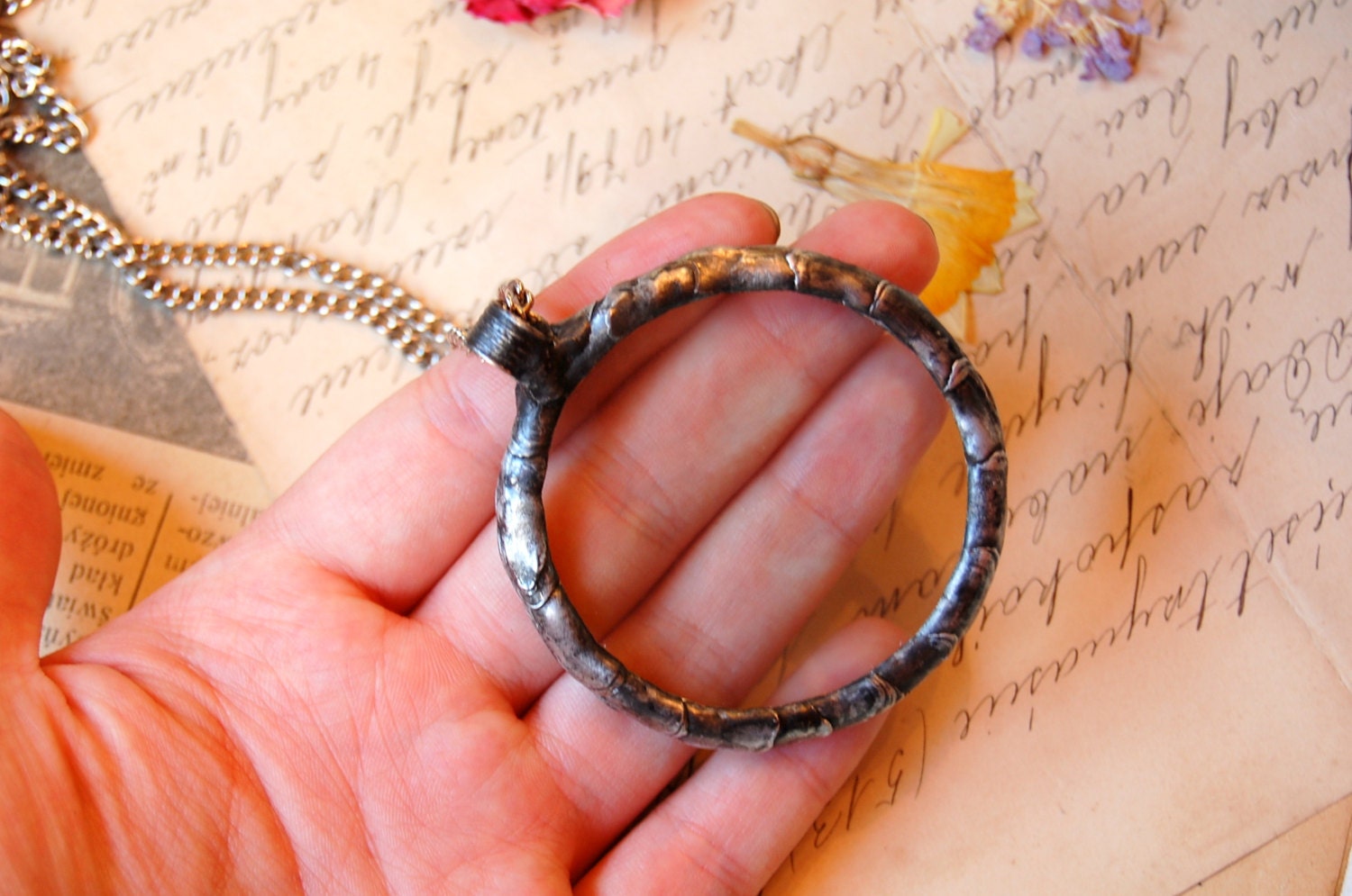 MAGNIFYING GLASS Necklace Magnifying Glass Pendant Loupe - Etsy