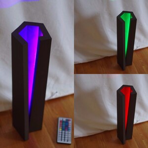 Modern Lamp MULTI-COLOR LED - Etsy
